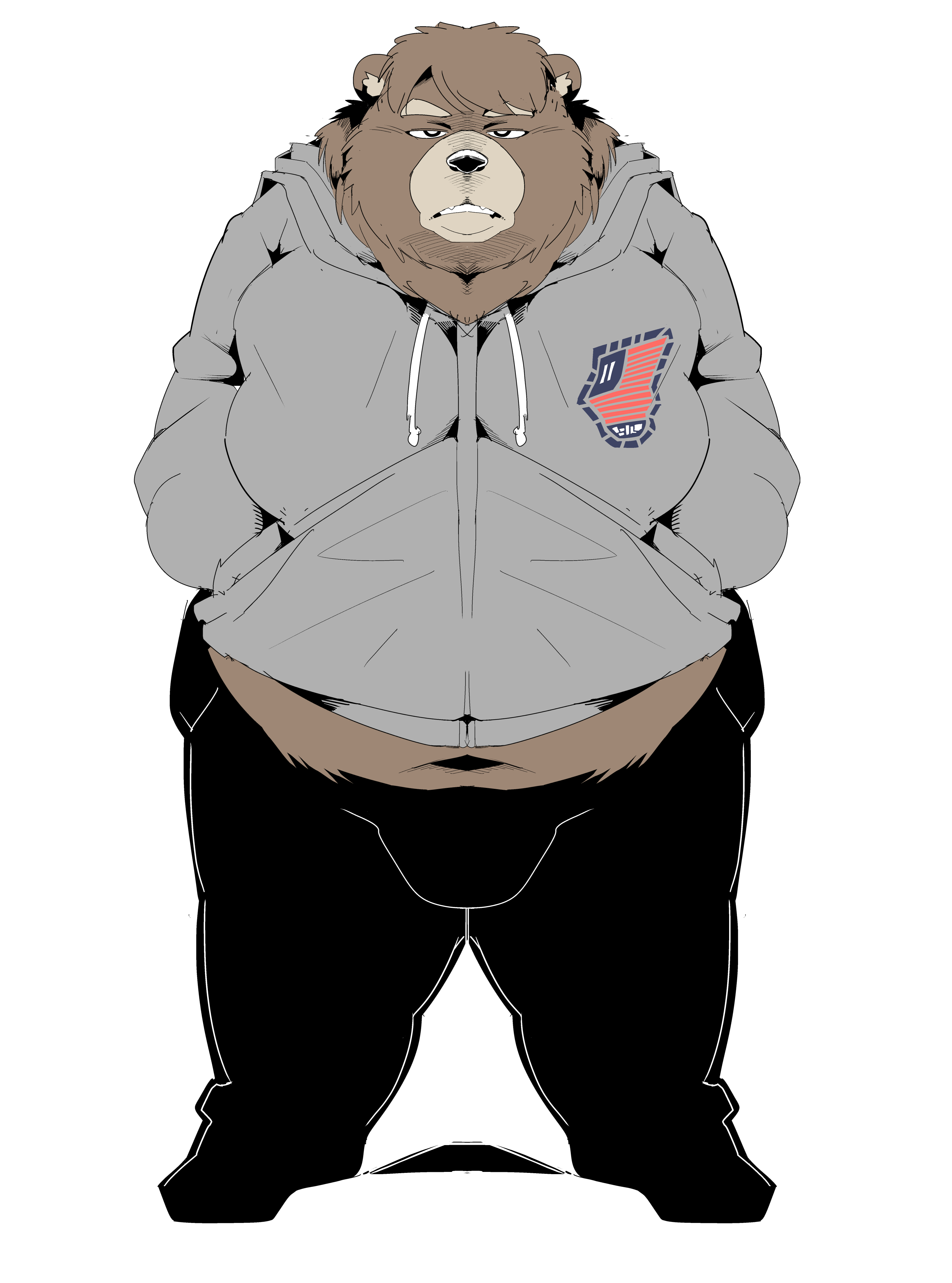 The Big Imageboard Tbib 2021 Absurd Res Anthro Belly Biped Black
