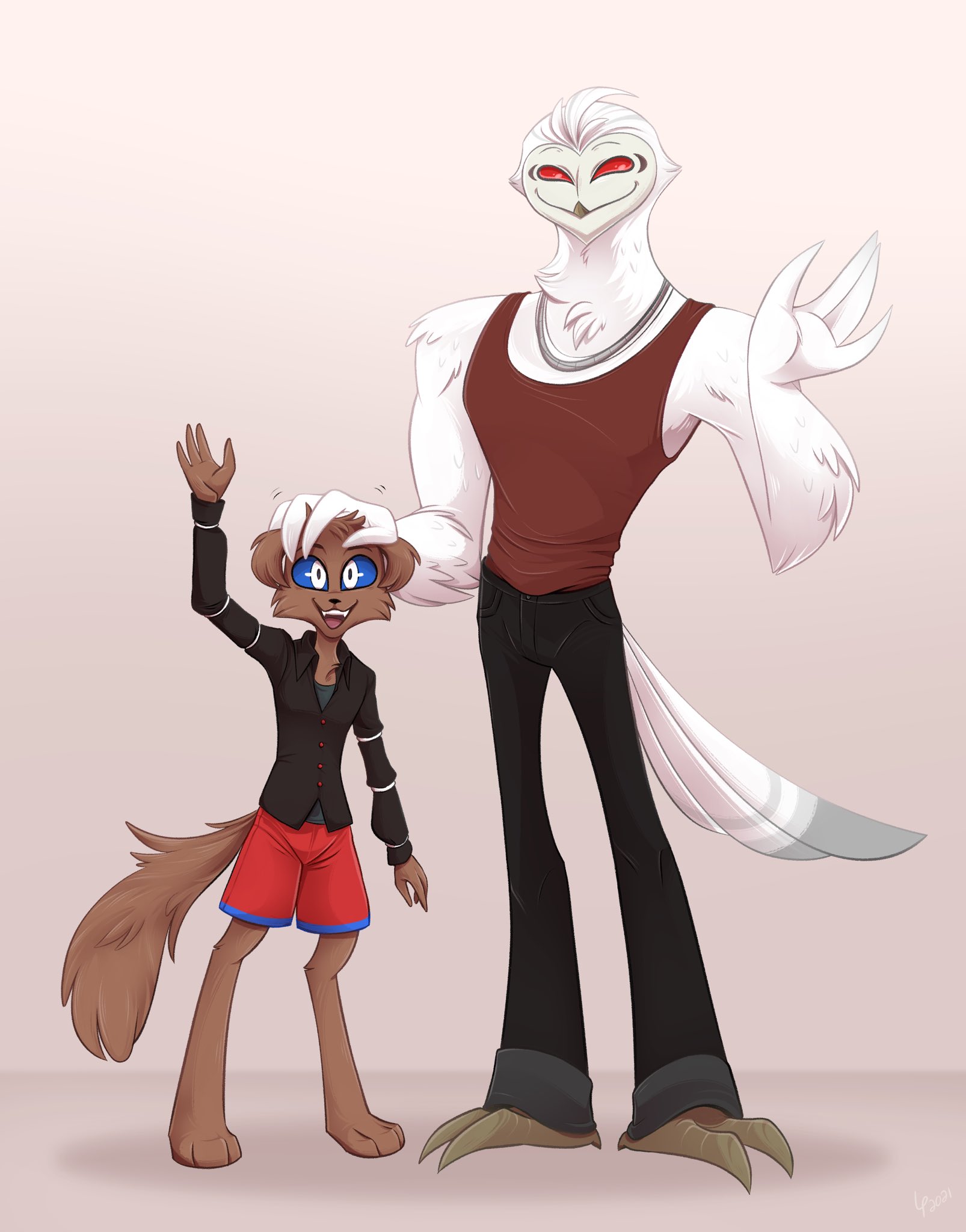 The Big ImageBoard (TBIB) - anthro avian bird canid canid demon demon ...