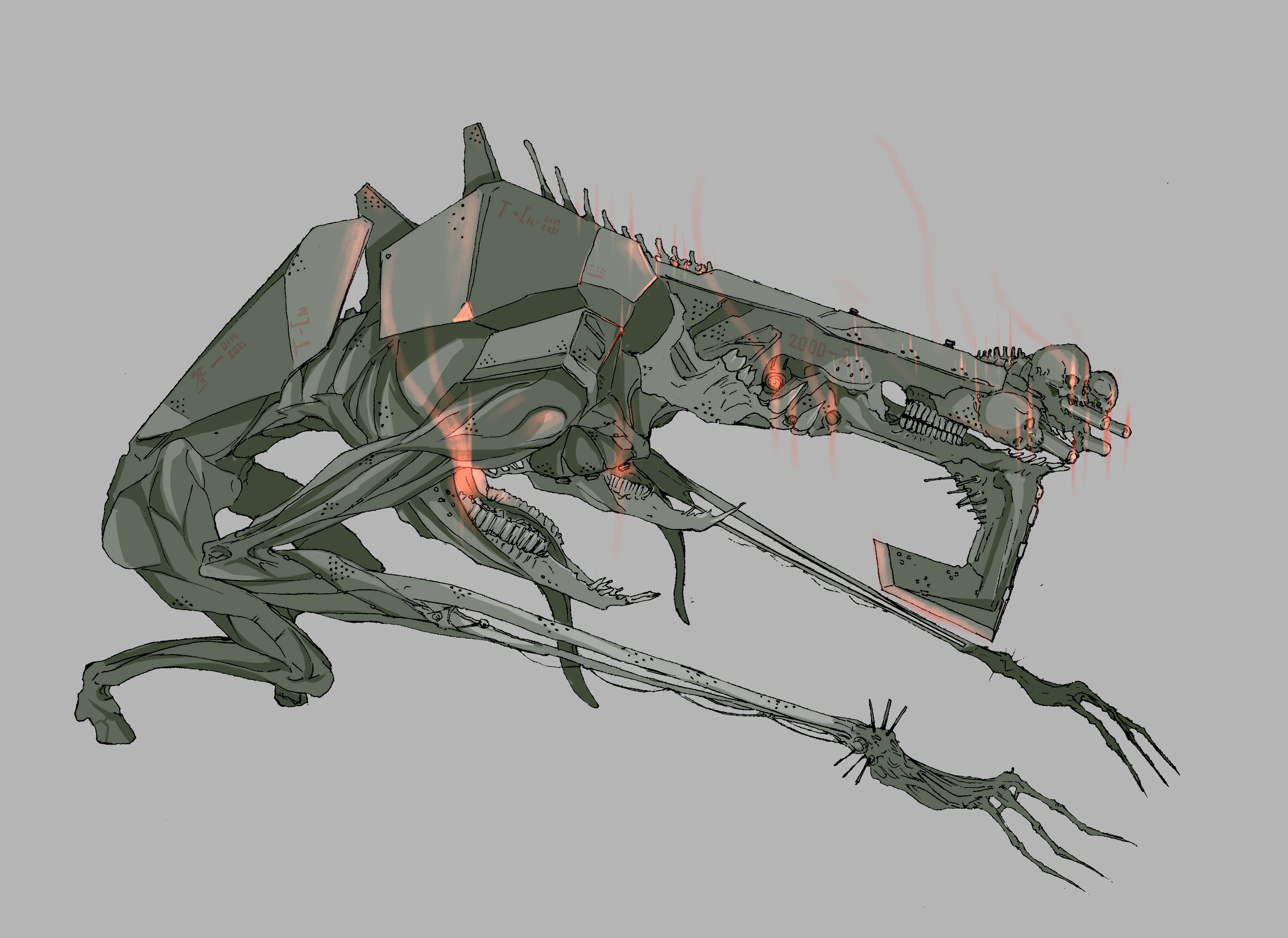 The Big Imageboard Tbib Absurd Res Ambiguous Gender Animate Inanimate Biped Bone Grey
