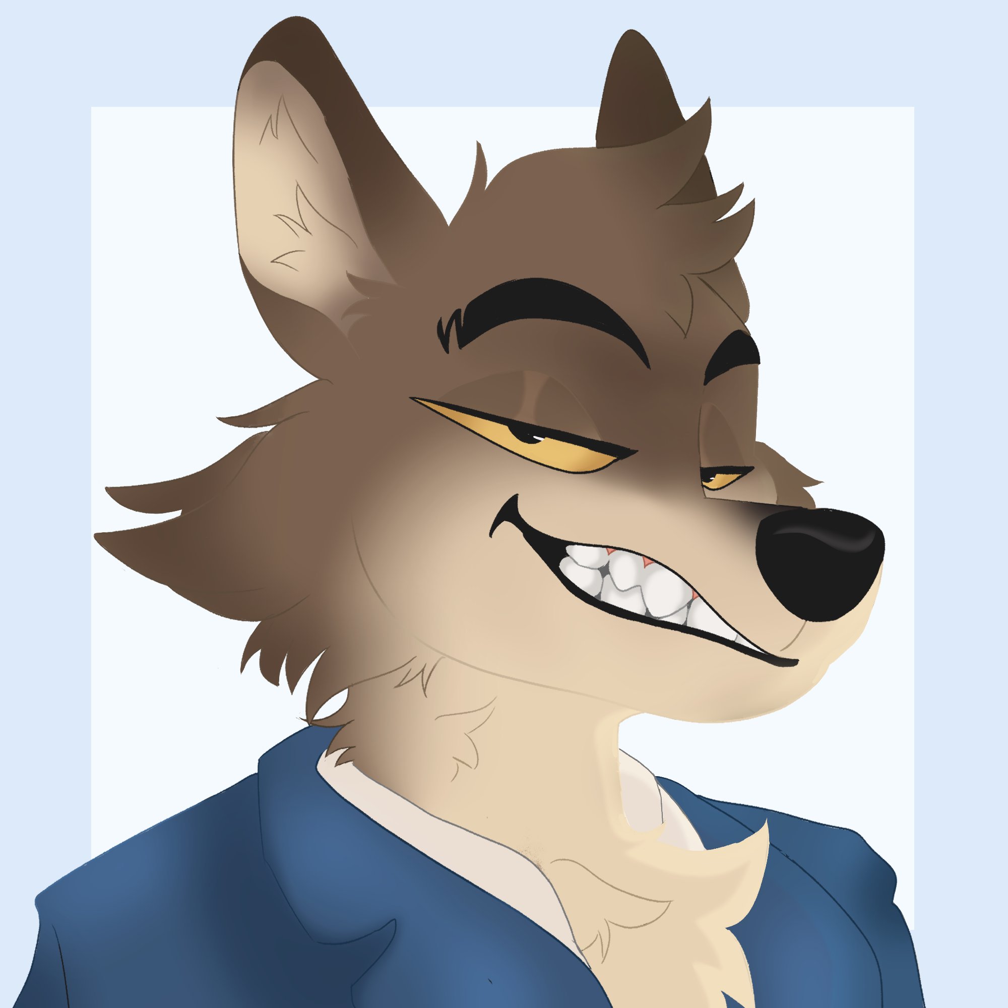 The Big ImageBoard (TBIB) - 2021 anthro black eyebrows black nose blue clothing blue topwear ...