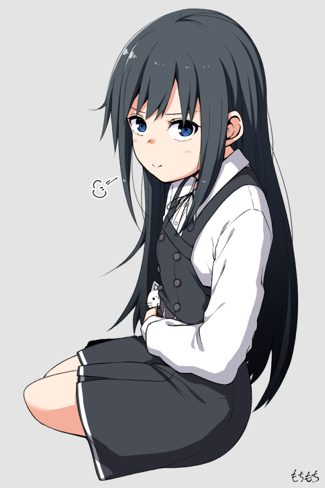 The Big ImageBoard (TBIB) - 1girl asashio (kancolle) asashio kai ni (kancolle) black dress black ...