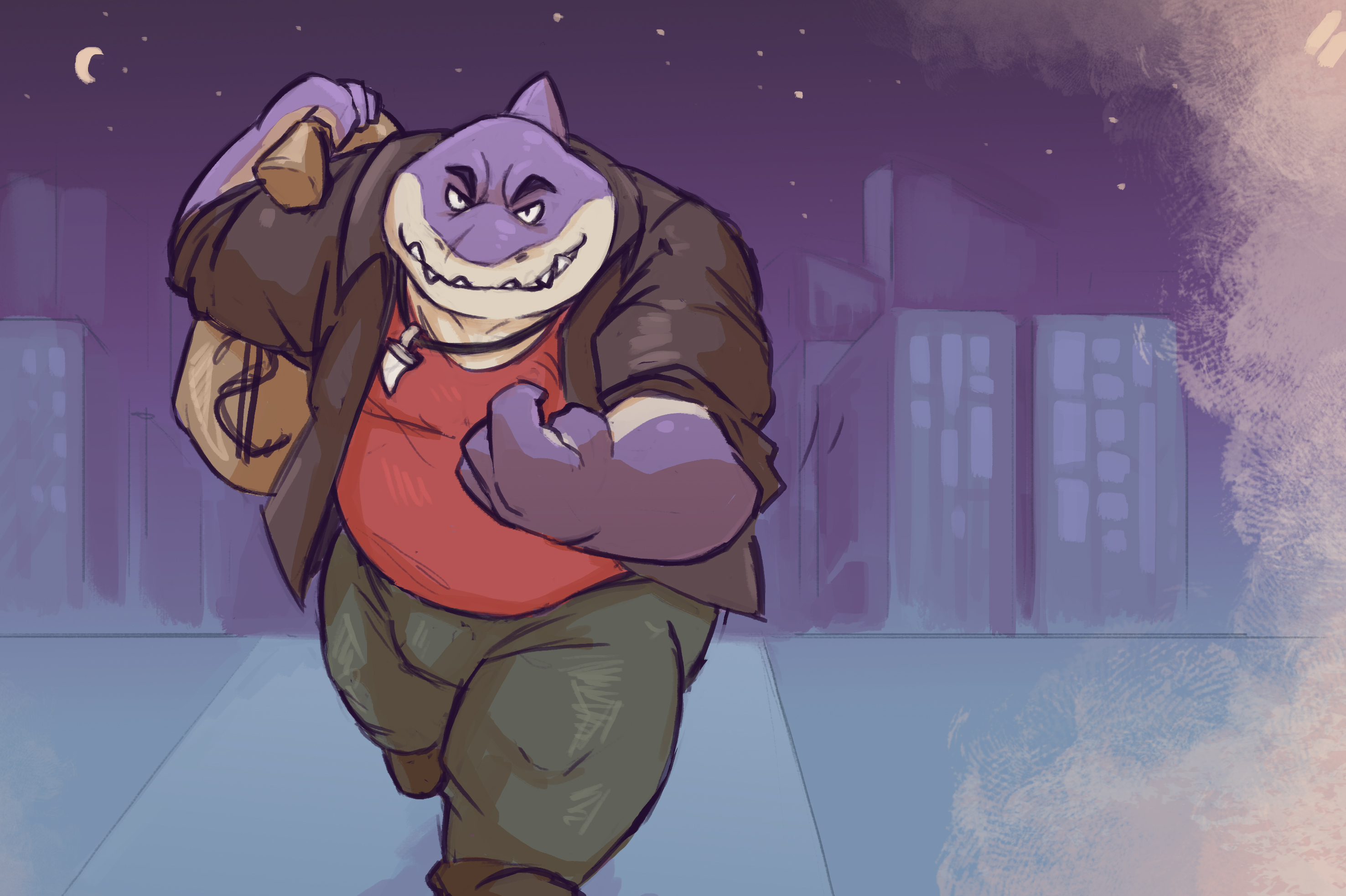 The Big ImageBoard (TBIB) - 2021 anthro belly biped bottomwear clothing detailed background ...