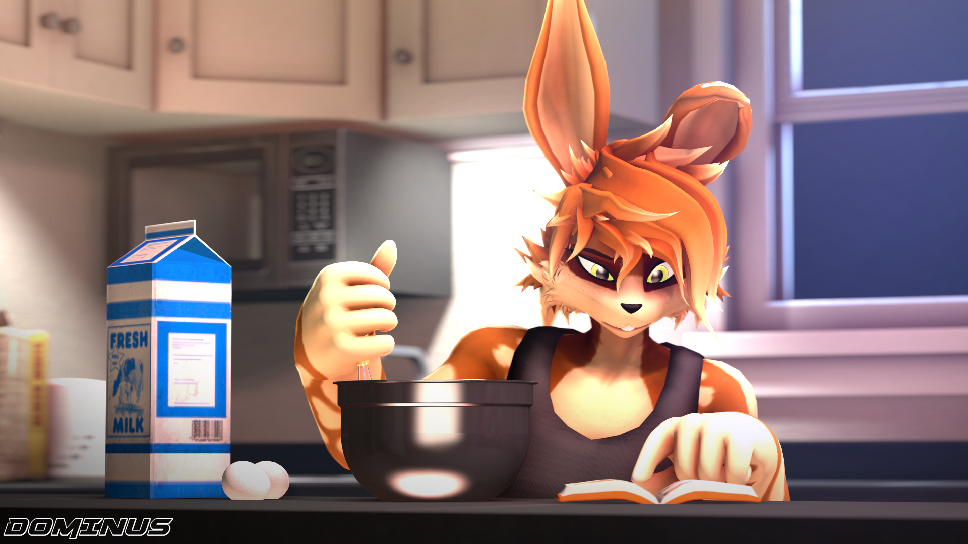 The Big ImageBoard (TBIB) - 16:9 3d (artwork) anthro appliance baking black clothing black nose ...