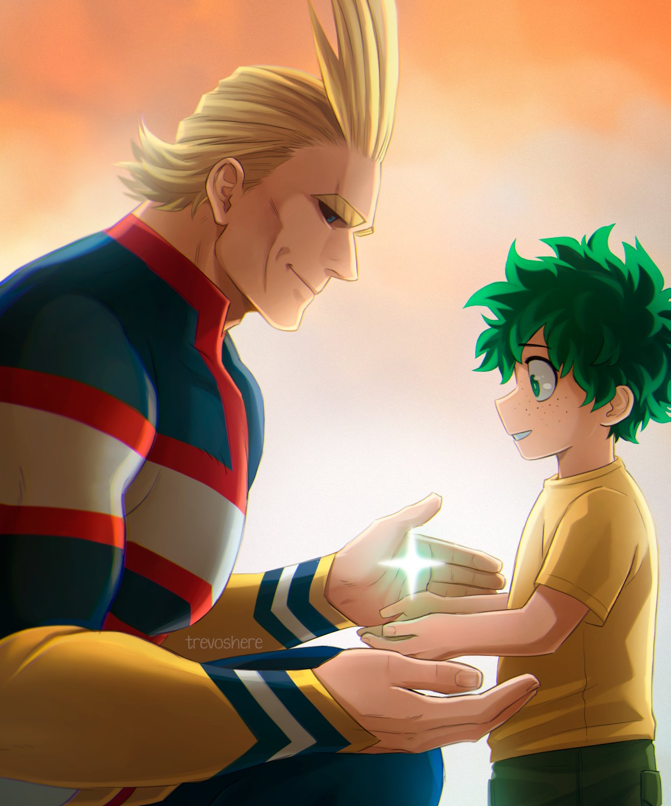The Big ImageBoard (TBIB) - 2boys aged down all might artist name black ...