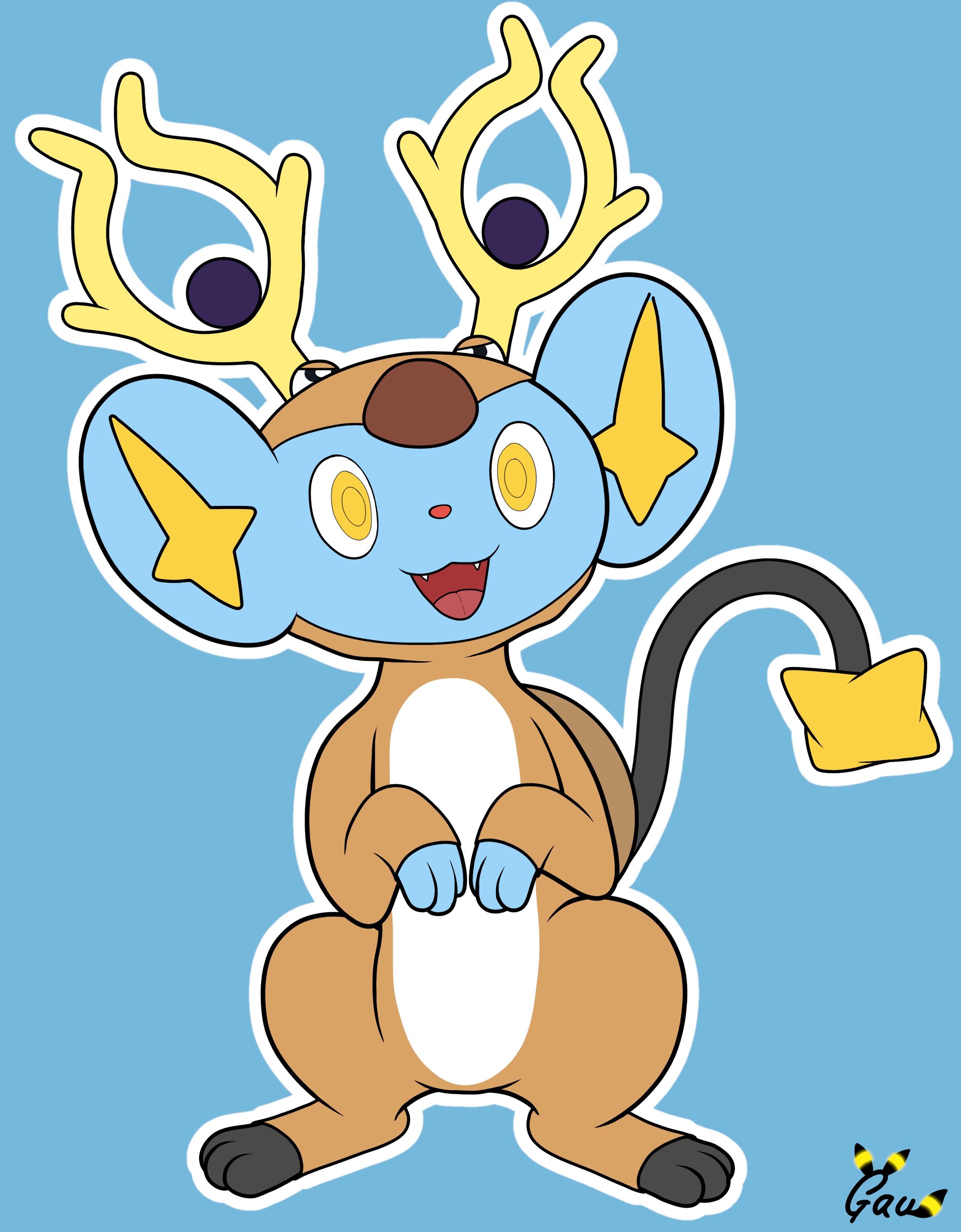 The Big ImageBoard (TBIB) - absurd res antlers blue body blue fur ...