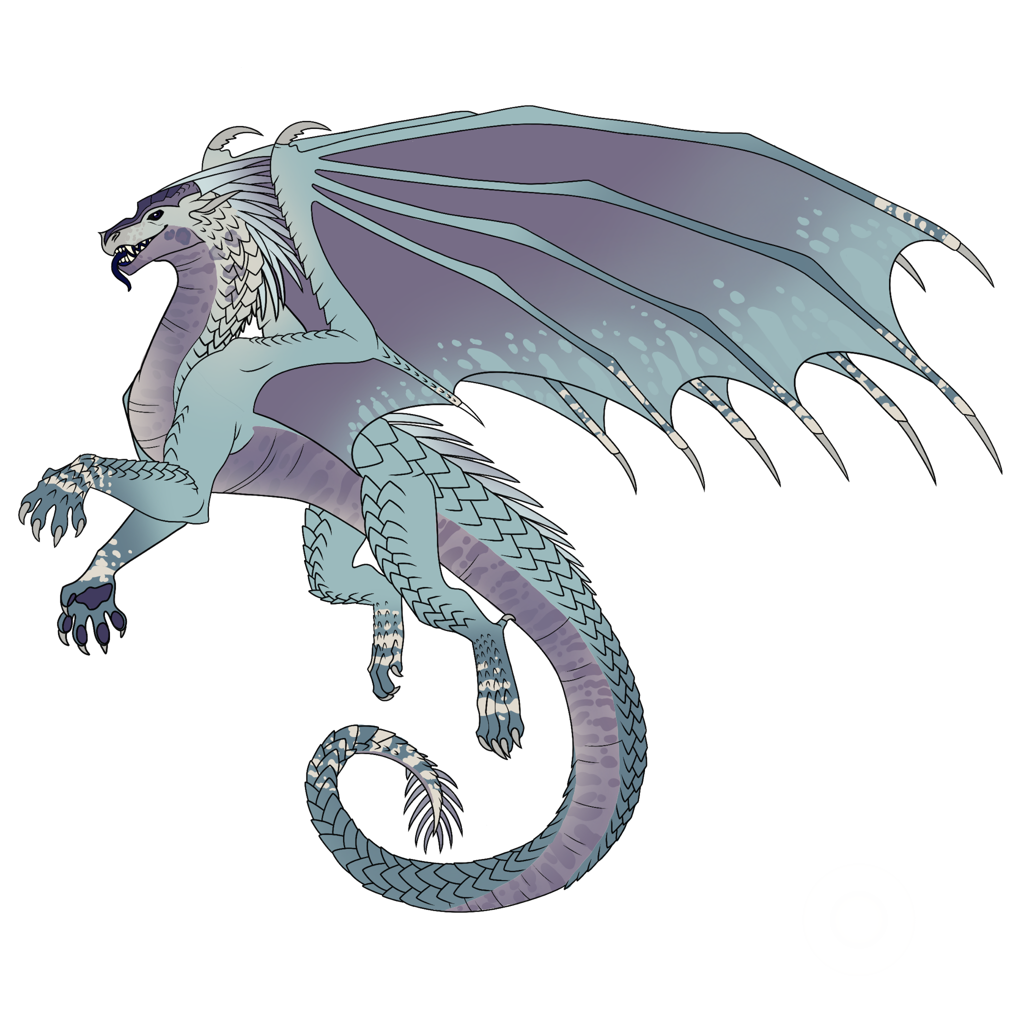 The Big ImageBoard (TBIB) - 1:1 alpha channel blue body blue scales ...