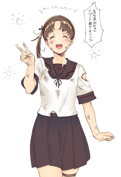 The Big ImageBoard (TBIB) - 1girl anchor symbol ayanami (kancolle) bandaid bandaid on cheek ...