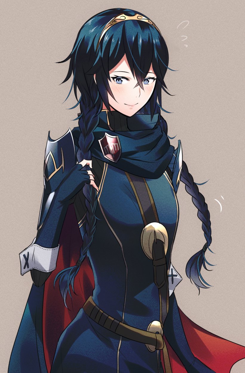 The Big ImageBoard (TBIB) - 1girl alternate hairstyle ameno (a meno0) blue eyes blue hair braid ...