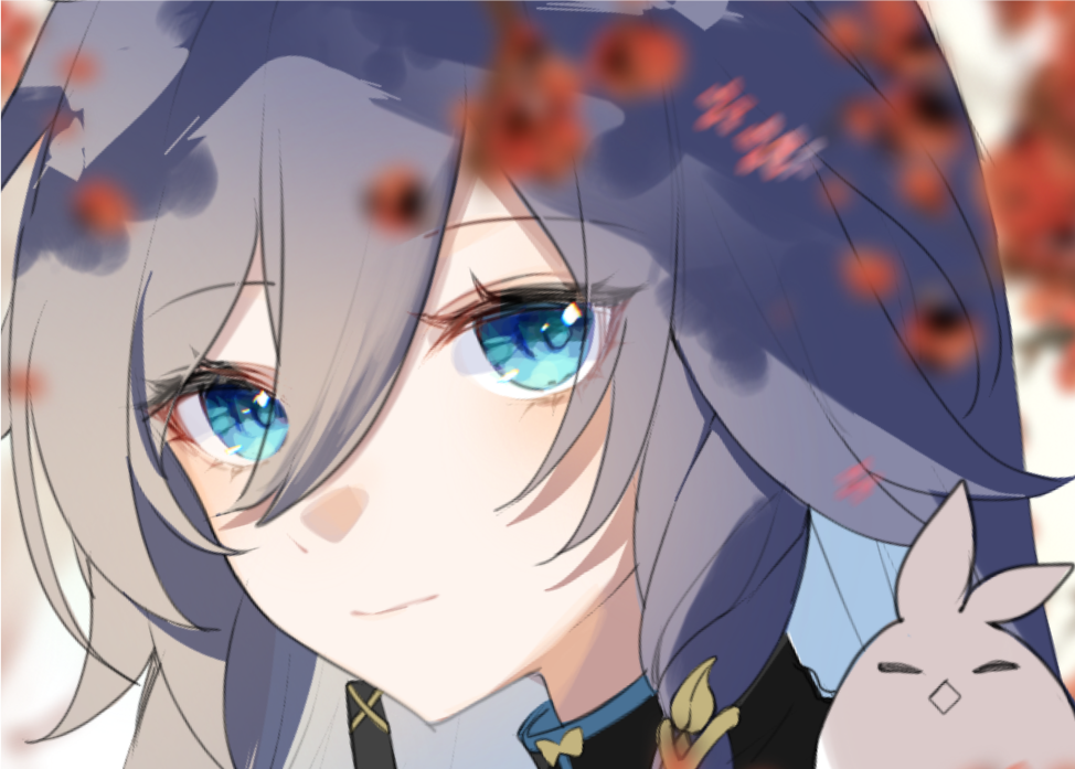 The Big ImageBoard (TBIB) - 1girl alternate costume blue eyes blue hair blurry blurry background ...