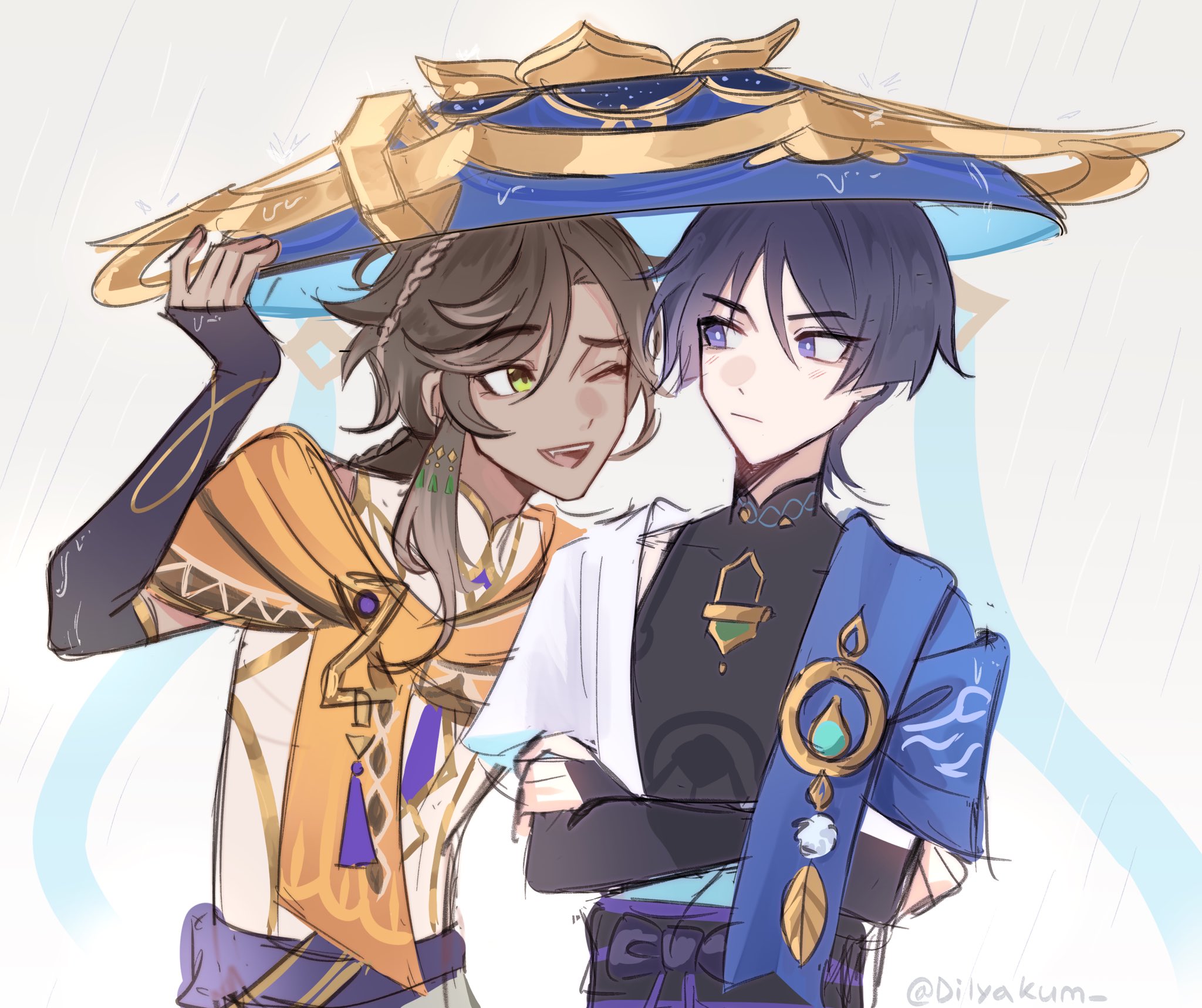 The Big ImageBoard (TBIB) - 2boys bishounen brown hair closed mouth ...