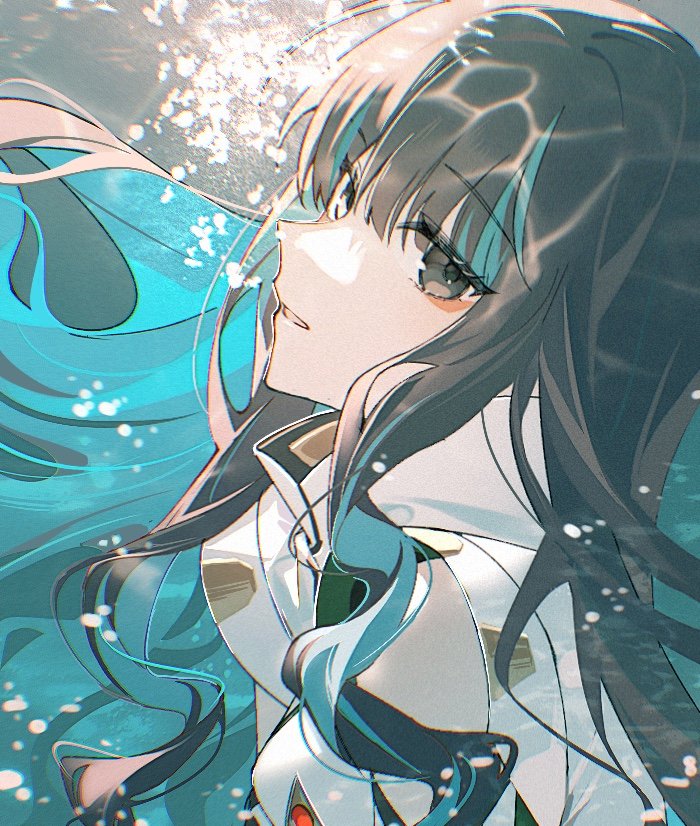 The Big ImageBoard (TBIB) - 1girl aztec bare shoulders black hair blue ...