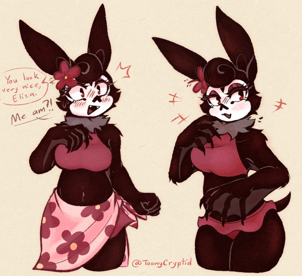 The Big Imageboard Tbib Accessory Anthro Bat Blush Bottomwear