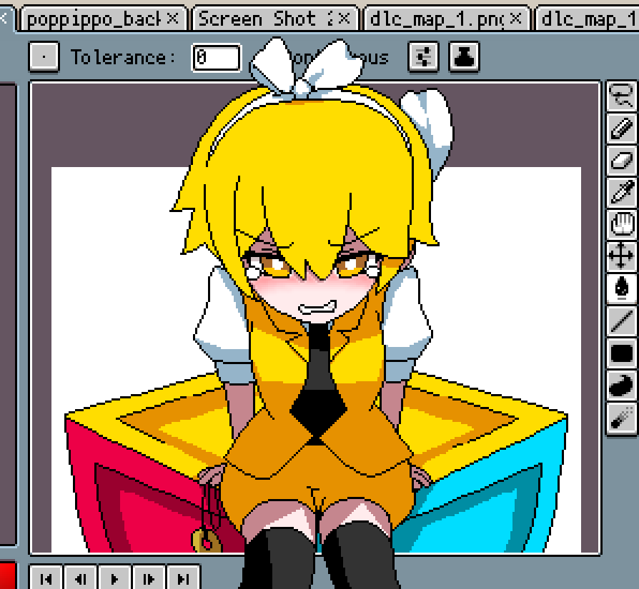 The Big ImageBoard (TBIB) - 1girl akita neru alternate hairstyle art program in frame aseprite ...