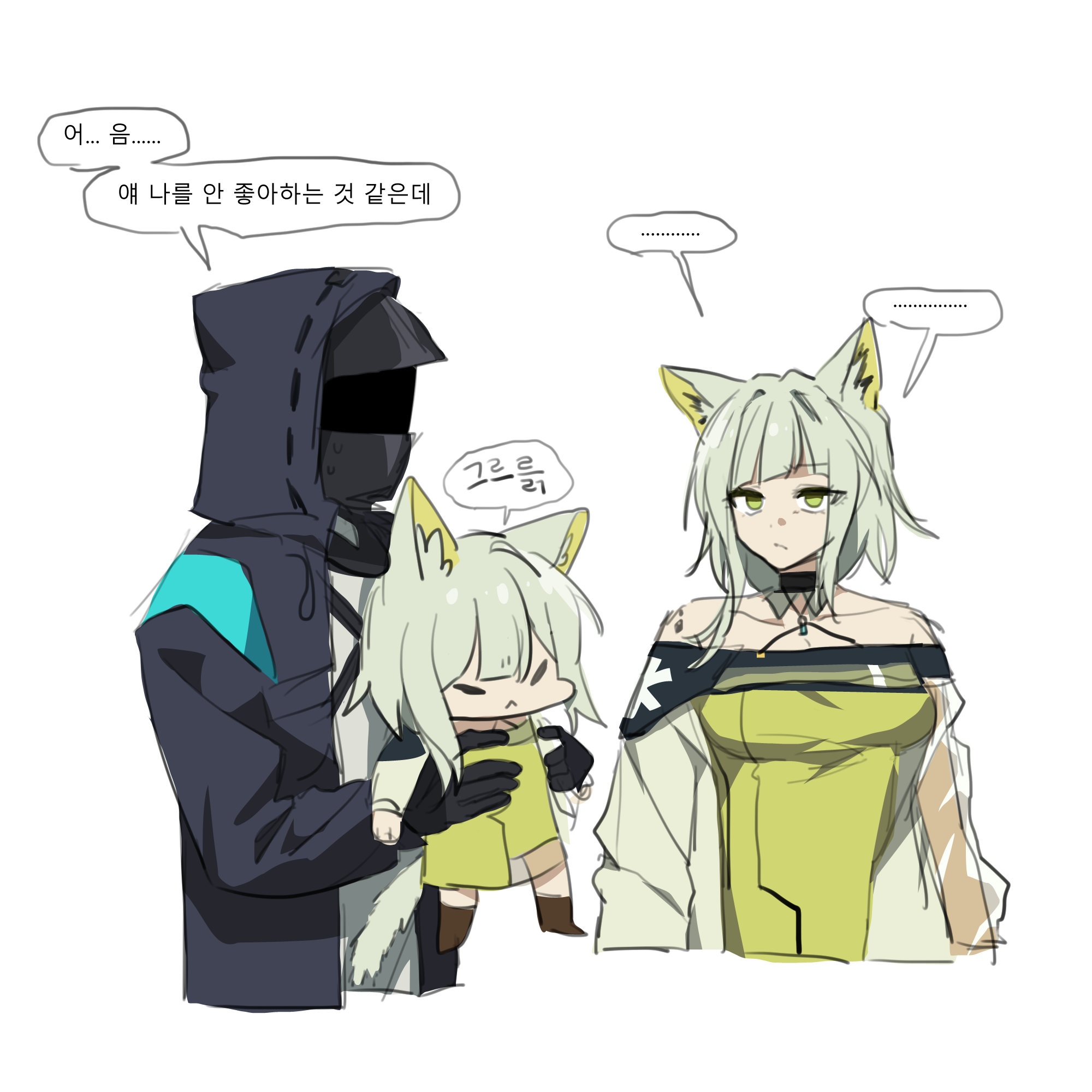 The Big ImageBoard (TBIB) - ... 2girls animal ears arknights black gloves black jacket carrying ...