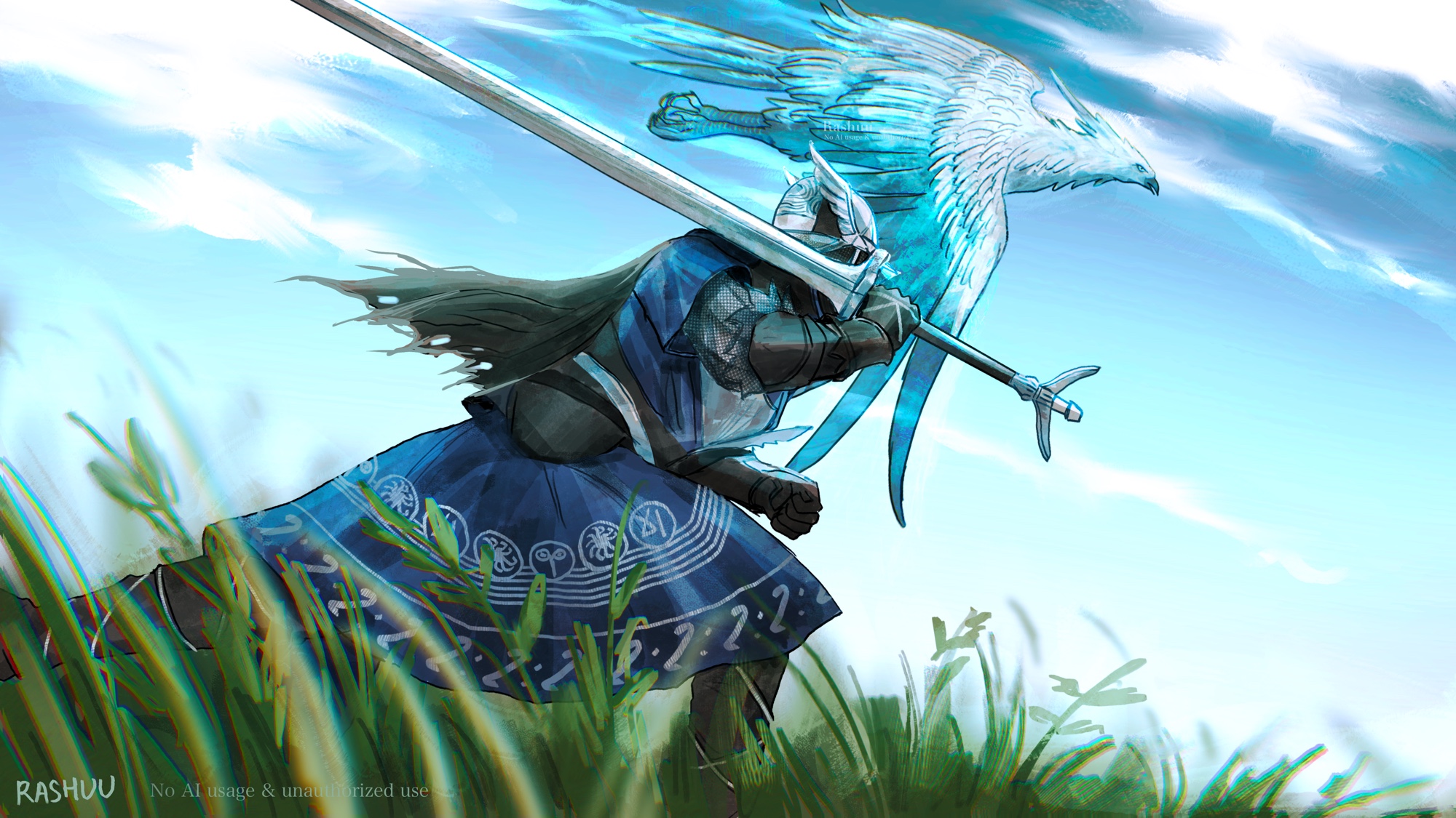 The Big ImageBoard (TBIB) - 1other artist name bird black cape blue ...