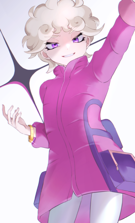 The Big ImageBoard (TBIB) - 1boy arm up bangs bede (pokemon) blonde ...