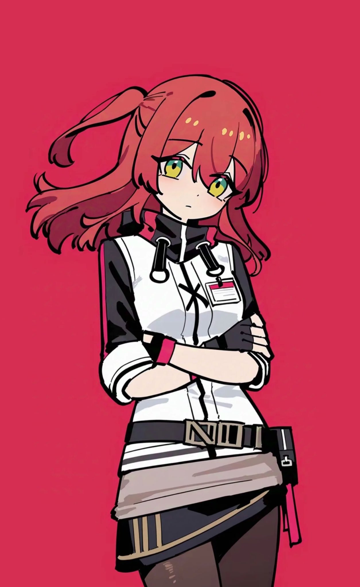 The Big ImageBoard (TBIB) - 1girl arknights belt belt pouch black gloves bocchi the rock ...