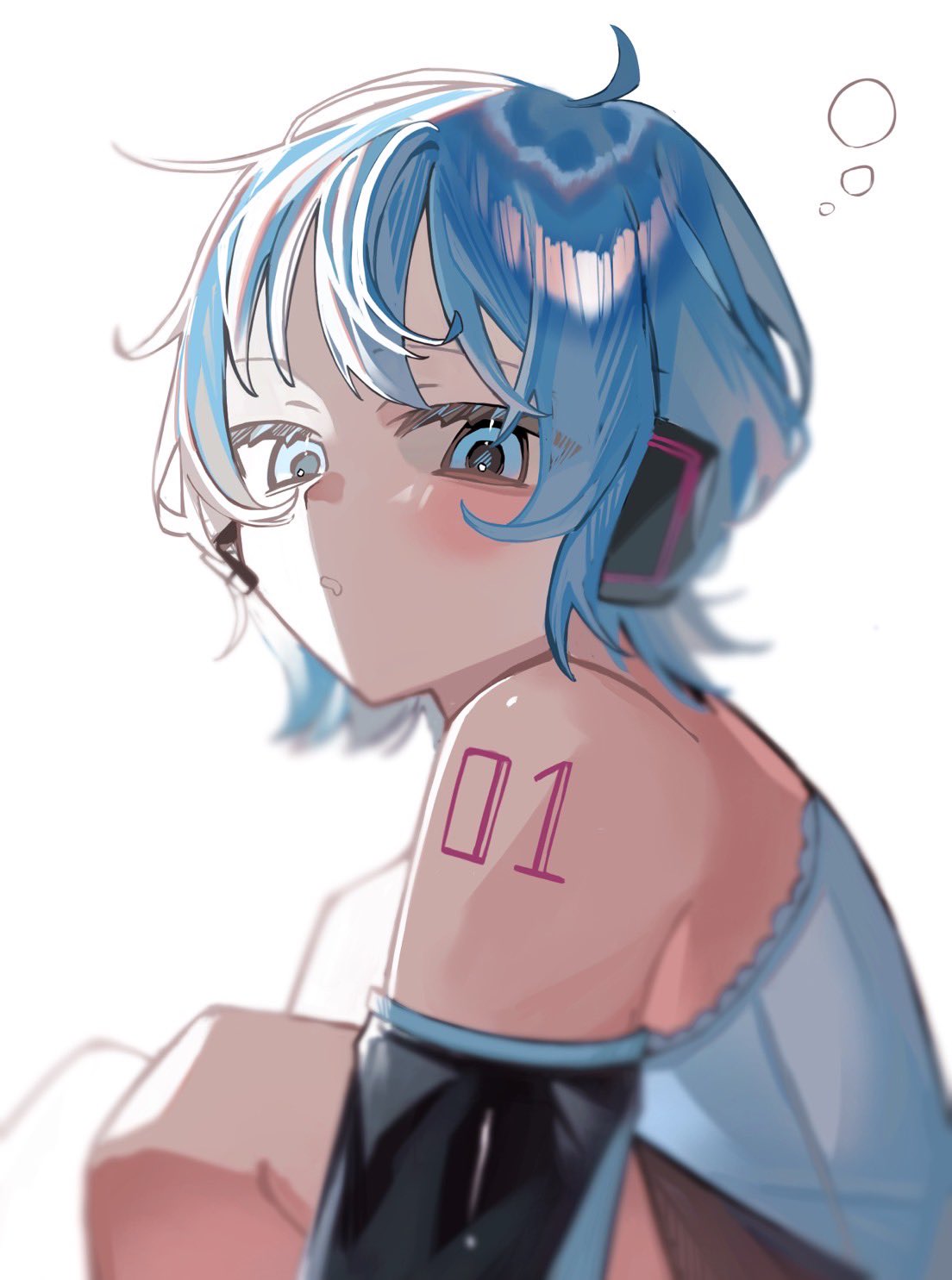 The Big ImageBoard (TBIB) - 1girl alternate hair length alternate hairstyle aqua eyes aqua hair ...