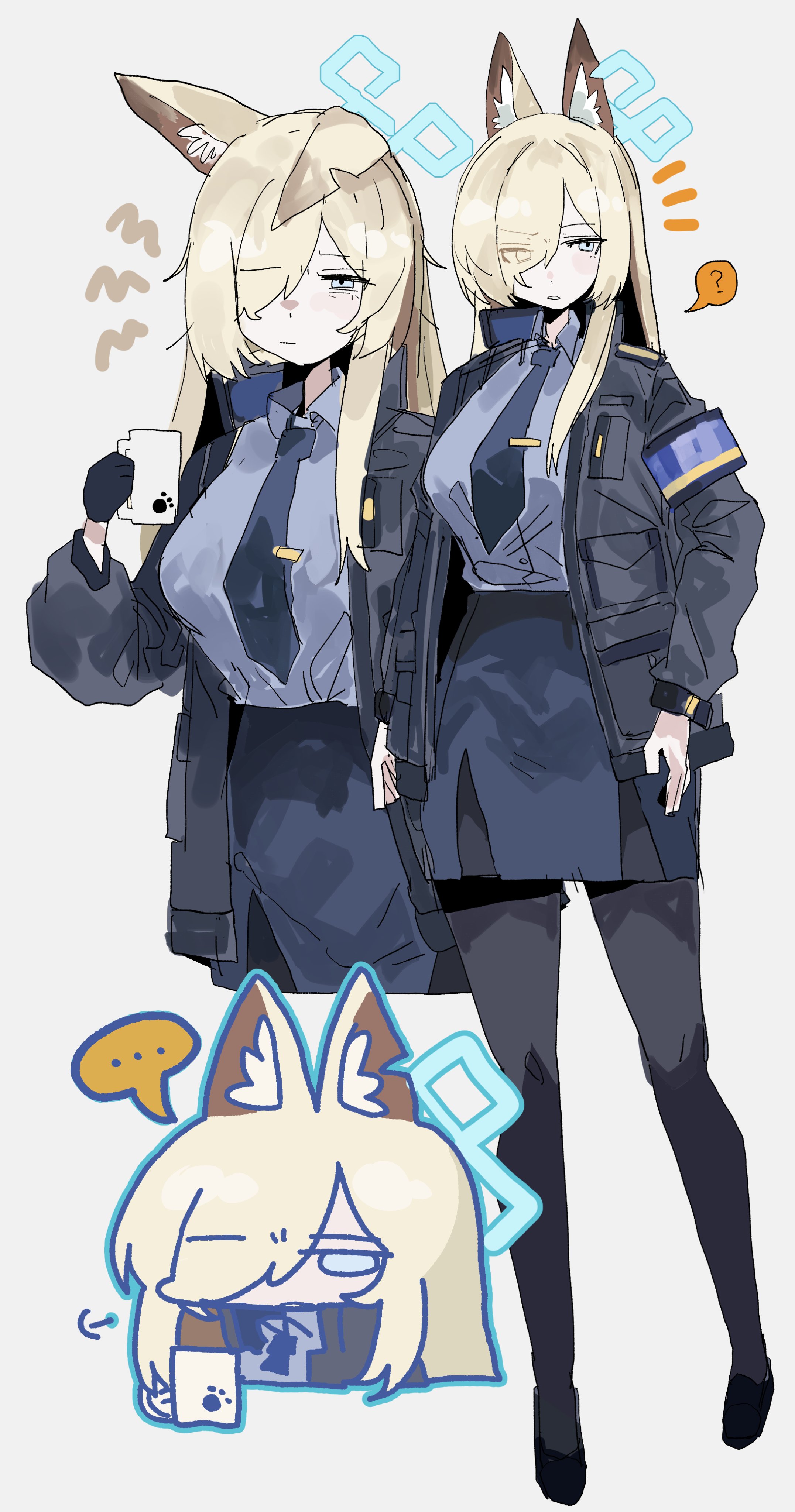 The Big ImageBoard (TBIB) - 1girl ? absurdres animal ear fluff animal ...