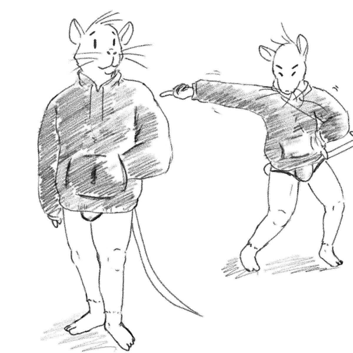 The Big ImageBoard (TBIB) - 2020 anthro bulge clothing eyes closed hi res hoodie hoodie/briefs ...