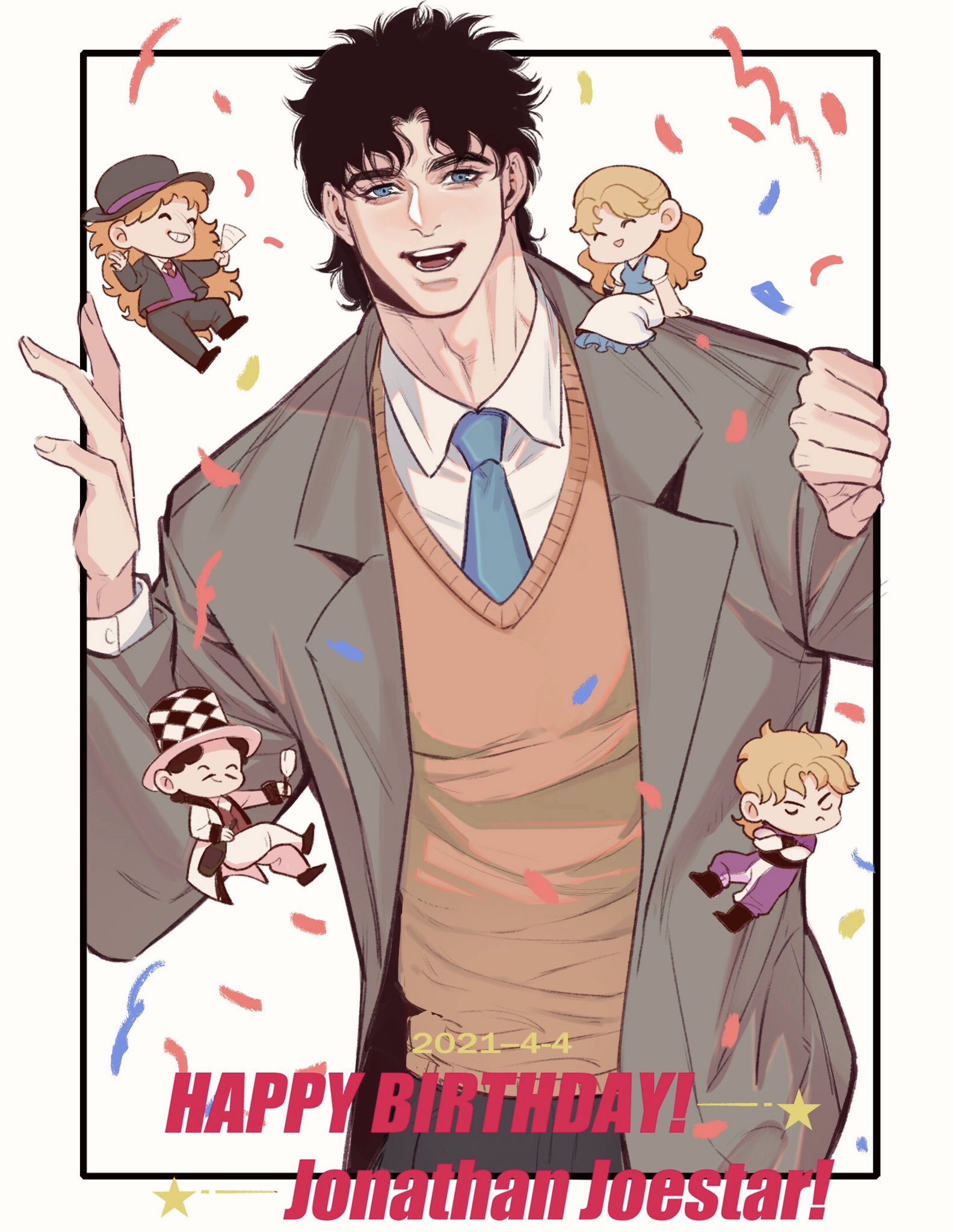 The Big ImageBoard (TBIB) - 1girl 4boys black hair blonde hair blue eyes brown hair chibi ...