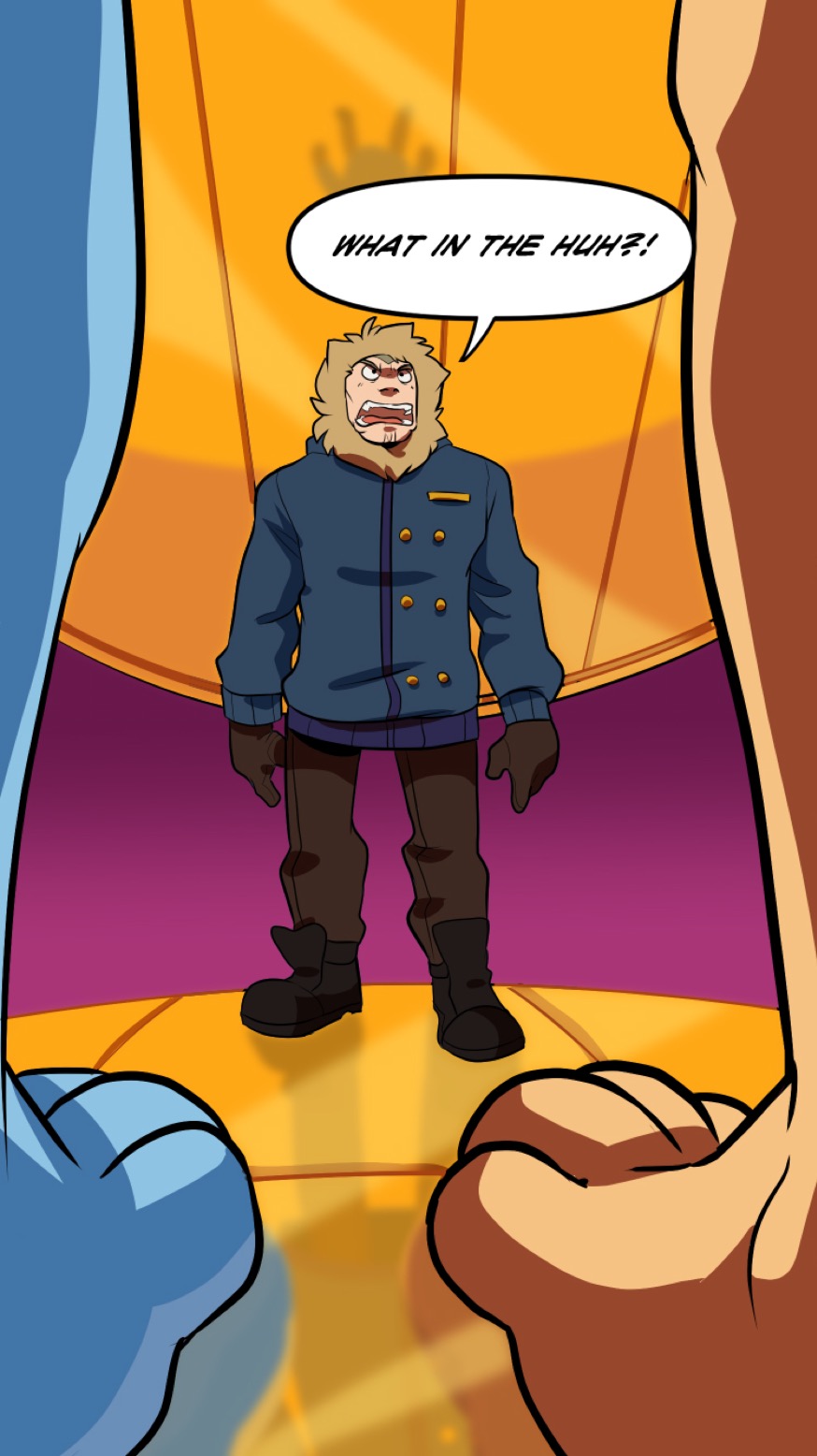 The Big ImageBoard (TBIB) - 2019 ?! anthro blue body blue fur boots bottomwear canid canid taur ...