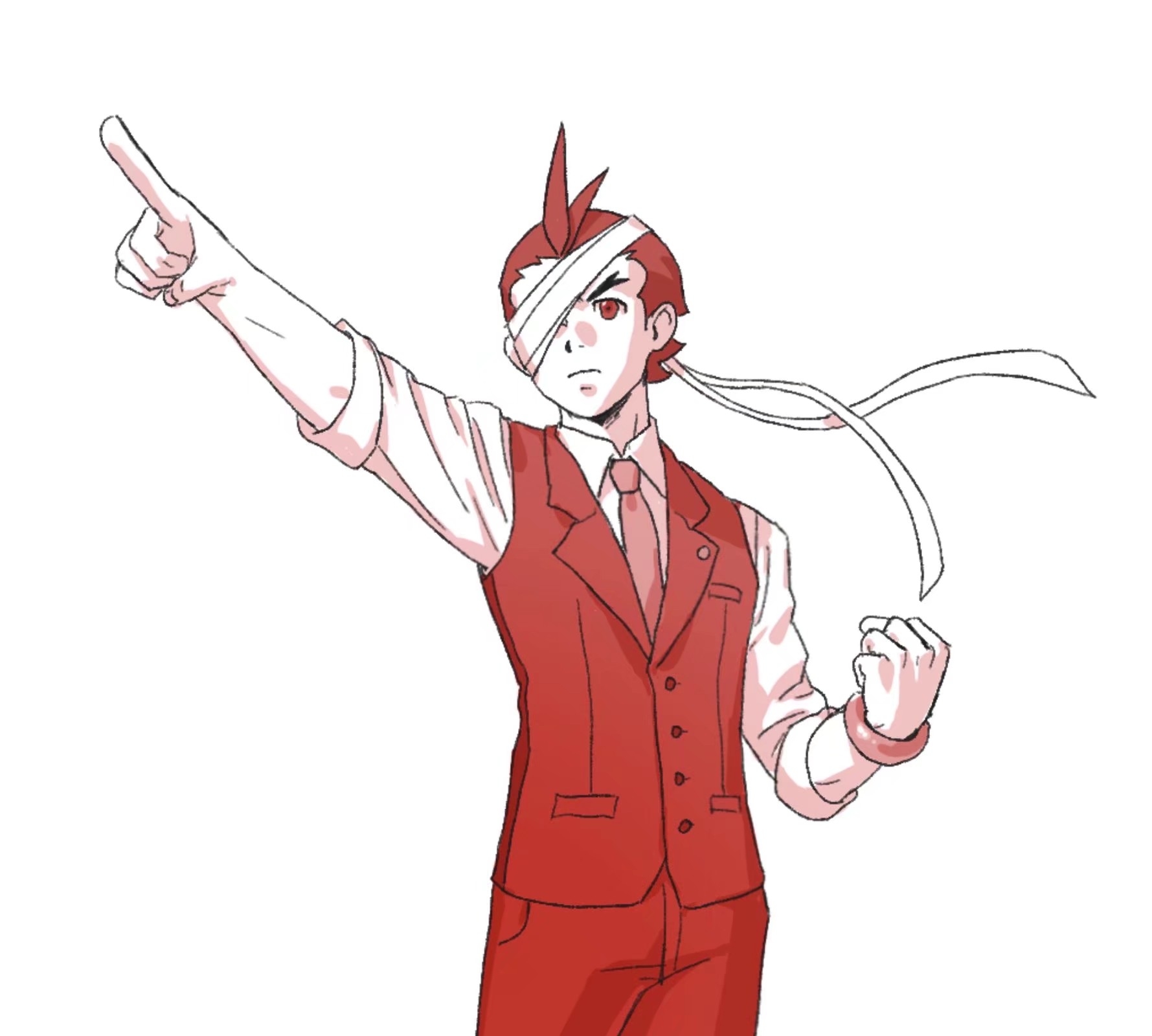 The Big ImageBoard (TBIB) - 1boy ace attorney antenna hair apollo ...