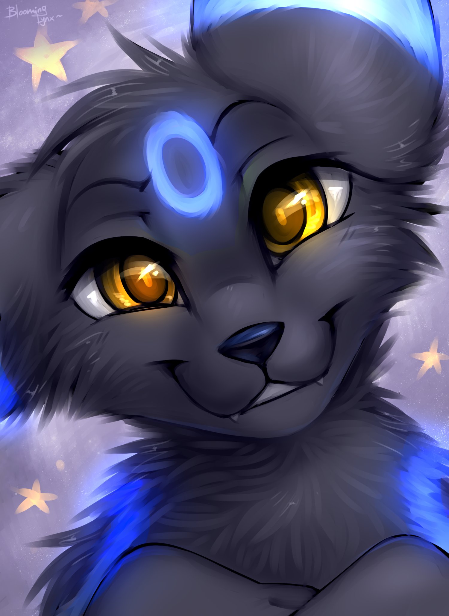 The Big ImageBoard (TBIB) - ambiguous gender bloominglynx blue eyes eeveelution feral hi res ...