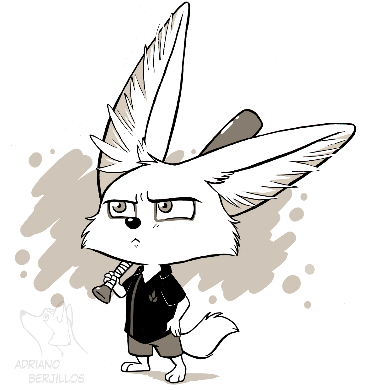 The Big ImageBoard (TBIB) - anthro barefoot baseball bat bat (object) black nose bottomwear ...