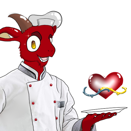 The Big ImageBoard (TBIB) - 1:1 alpha channel anthro bovid caprine chef ...