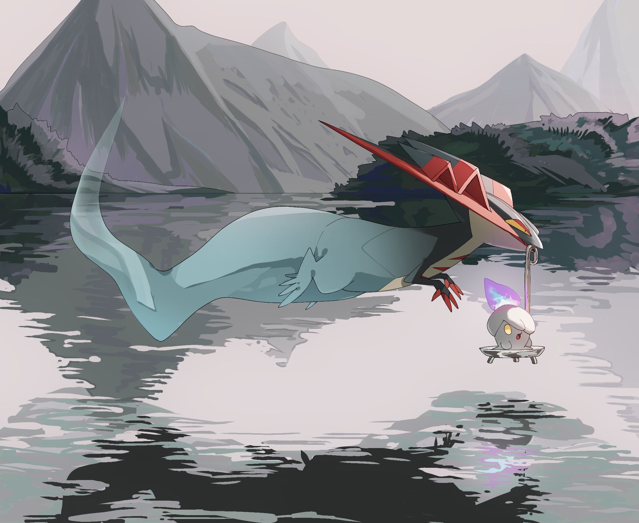 The Big ImageBoard (TBIB) - :o carrying day dragapult fire flame flying ...