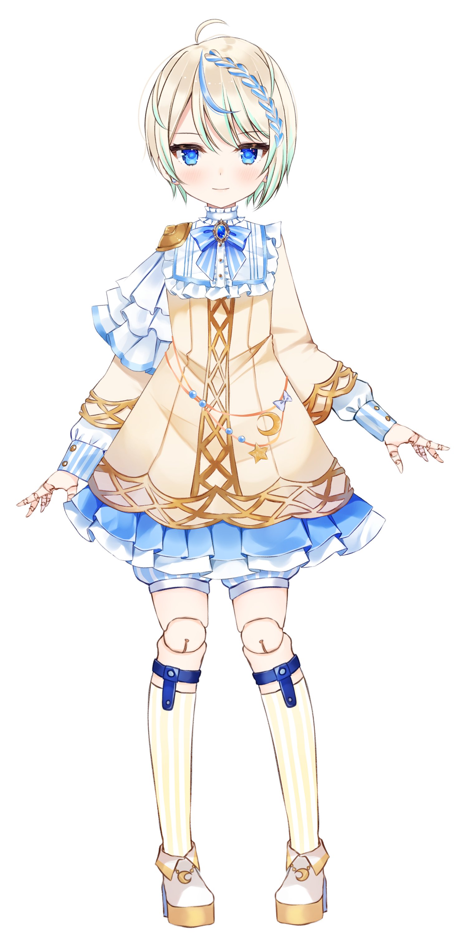 The Big ImageBoard (TBIB) - 1boy absurdres androgynous blue eyes blue ...