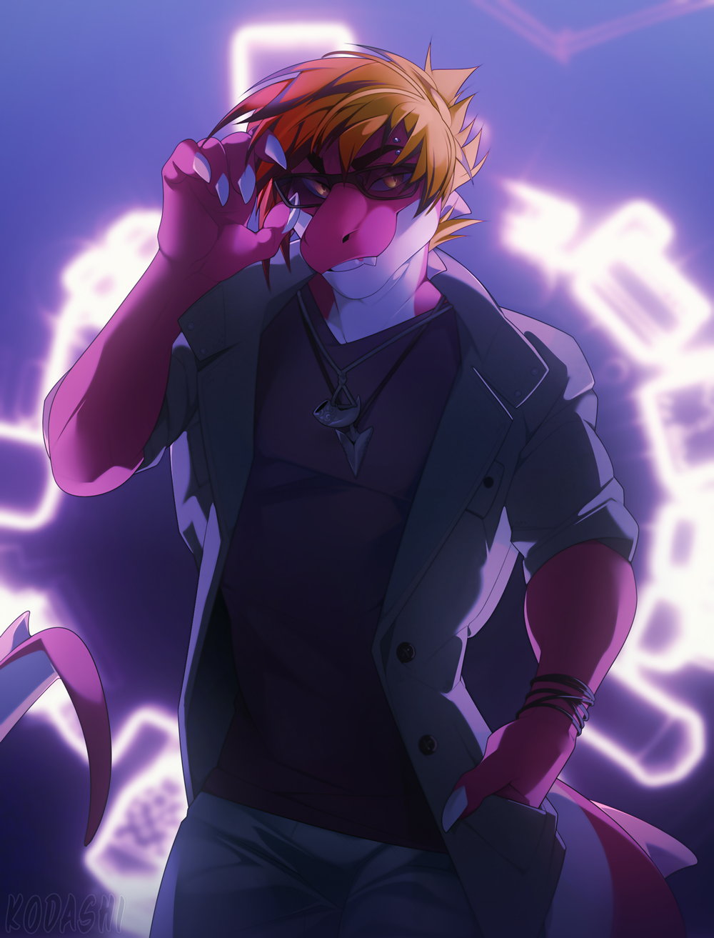 The Big ImageBoard (TBIB) - 2022 5 fingers anthro brown hair clothed clothing daxxe (character ...