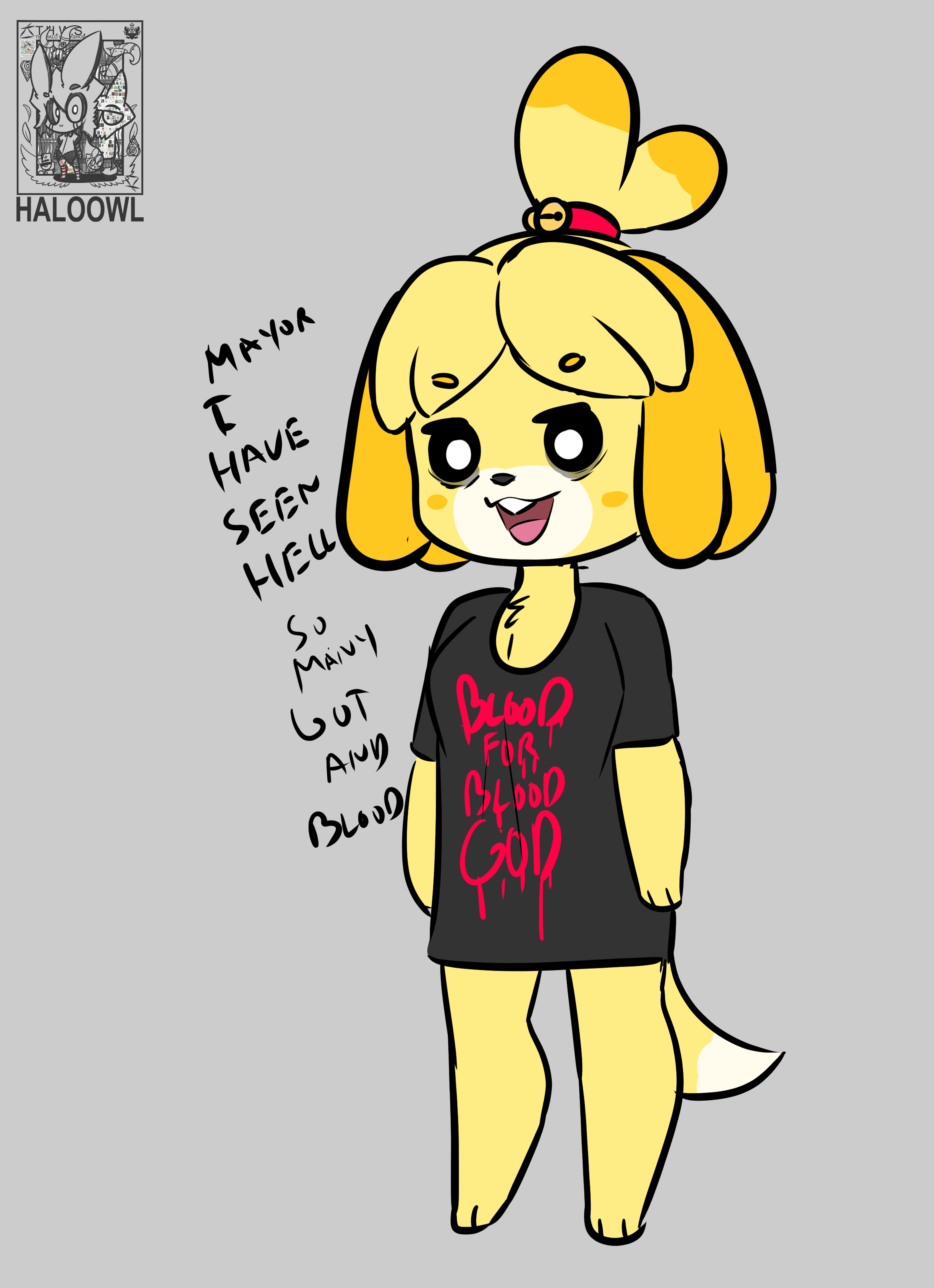 The Big ImageBoard (TBIB) - 2020 absurd res animal crossing anthro bell black clothing black ...