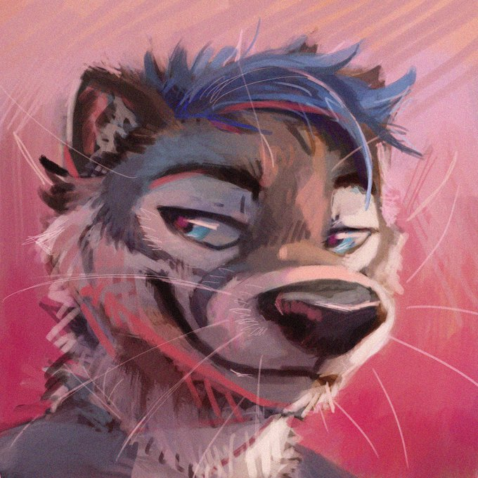 The Big ImageBoard (TBIB) - 2020 anthro black body black fur black nose blue eyes blue hair ...