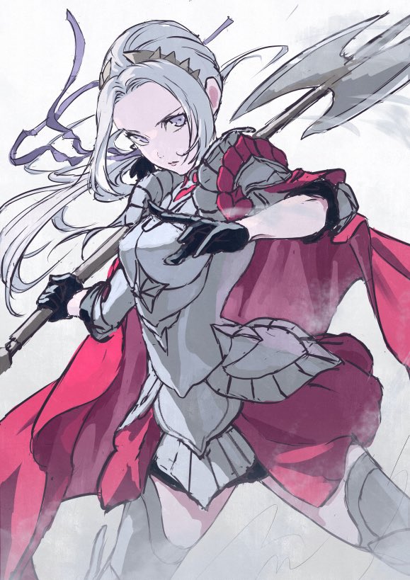 The Big ImageBoard (TBIB) - 1girl armor axe edelgard von hresvelg fire ...