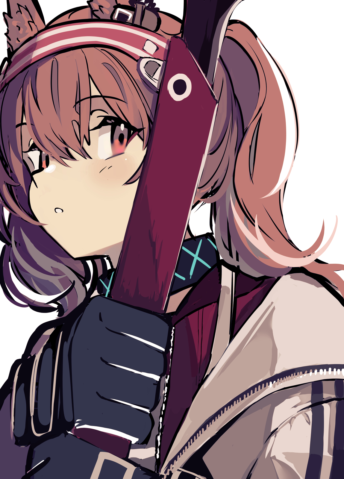 The Big ImageBoard (TBIB) - 1girl :o angelina (arknights) animal ear fluff animal ears arknights ...