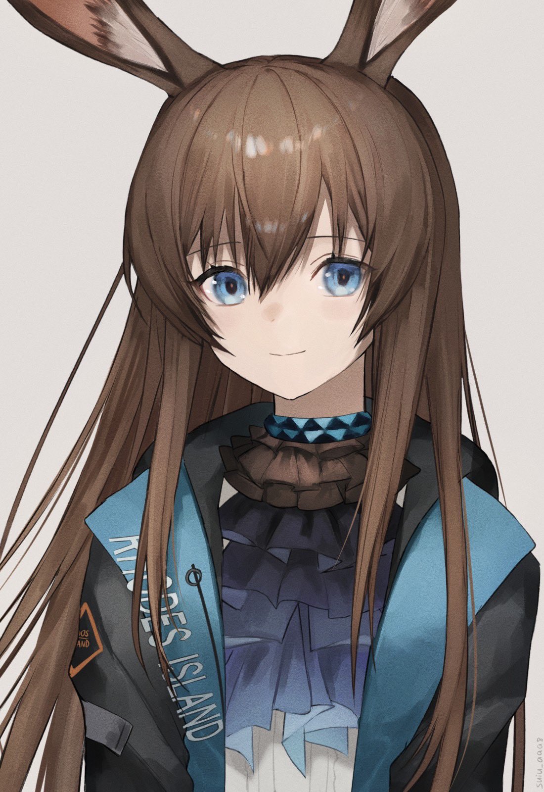 The Big ImageBoard (TBIB) - 1girl alternate hairstyle amiya (arknights) animal ears arknights ...