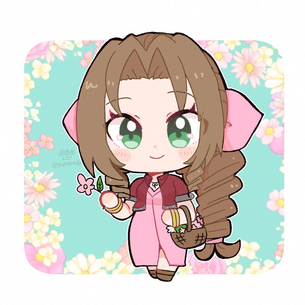 The Big ImageBoard (TBIB) - 1girl aerith gainsborough blush bracelet ...