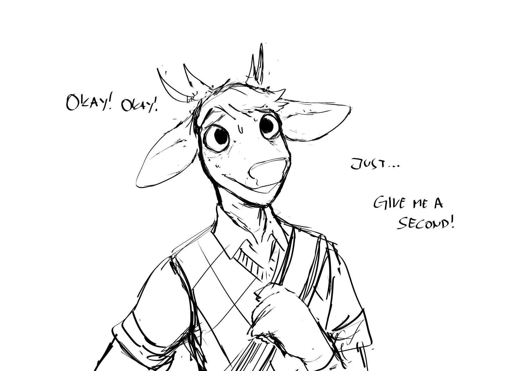 The Big ImageBoard (TBIB) - 2024 anthro antlers big ears big nose black ...