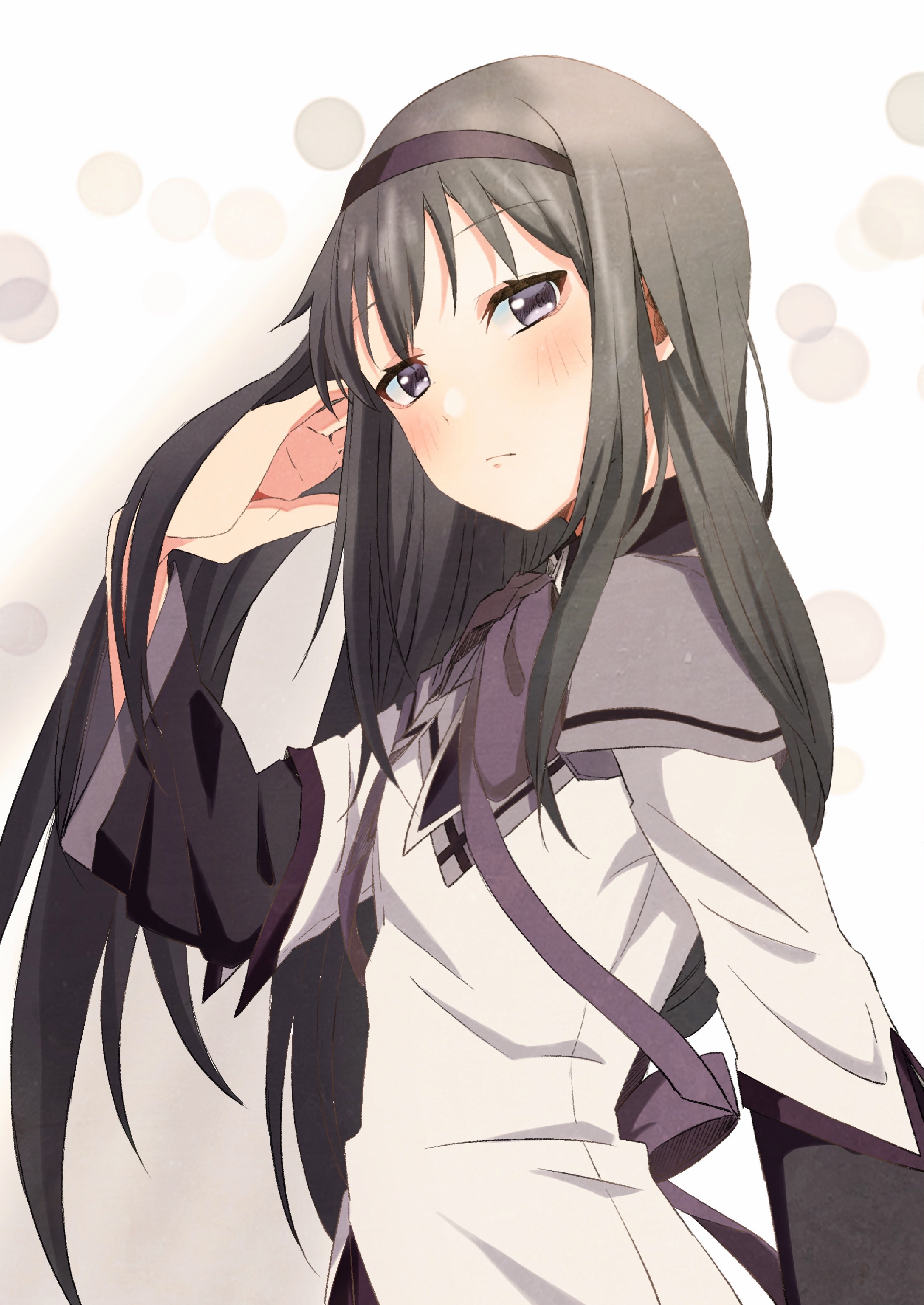 The Big ImageBoard (TBIB) - 1girl absurdres akemi homura black hair fpminnie1 hair ornament ...