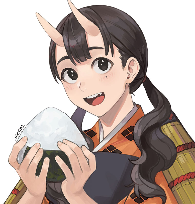 The Big ImageBoard (TBIB) - 1girl armor black eyes brown hair chipped ...