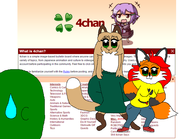 The Big ImageBoard (TBIB) - 2024 4chan anon anthro averi (fiddleafox ...