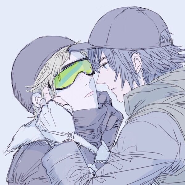 The Big ImageBoard (TBIB) - baseball cap beanie black hair black hat black jacket blonde hair ...