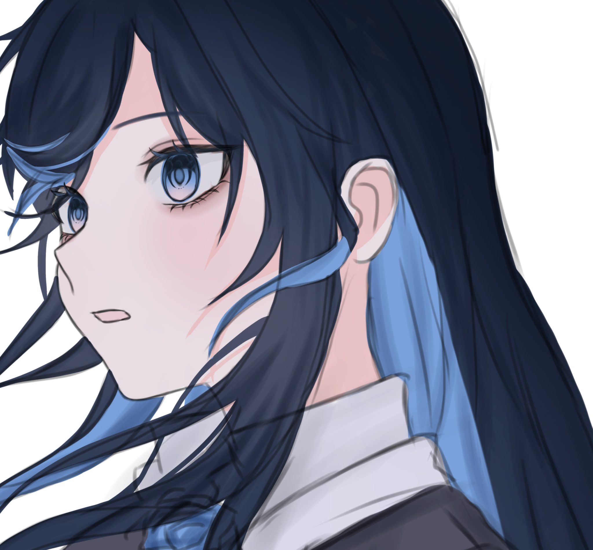 The Big ImageBoard (TBIB) - 1girl 89 701 ado (utaite) black hair blue ...