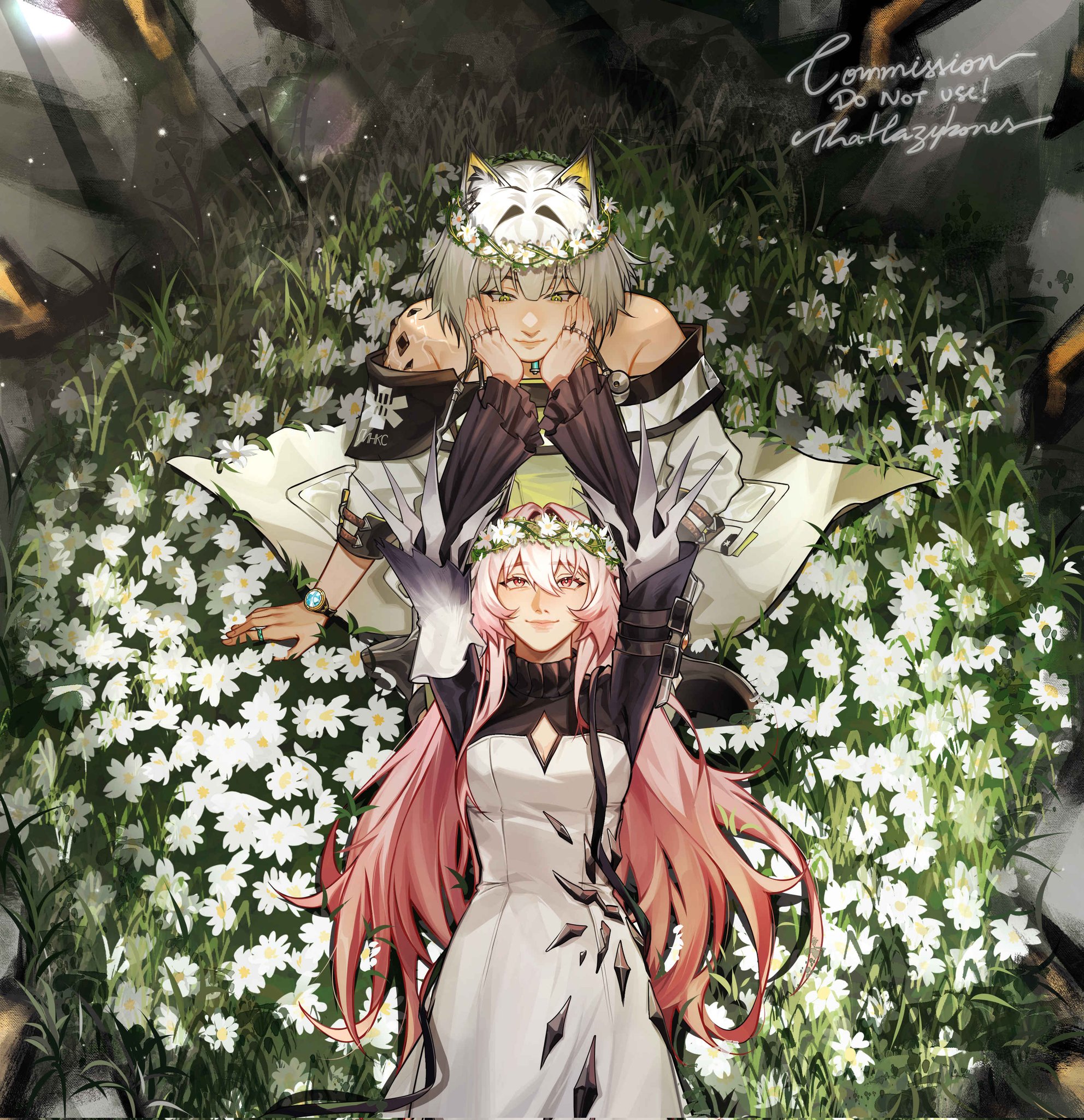 The Big ImageBoard (TBIB) - 2girls animal ears arknights cat ears cat ...