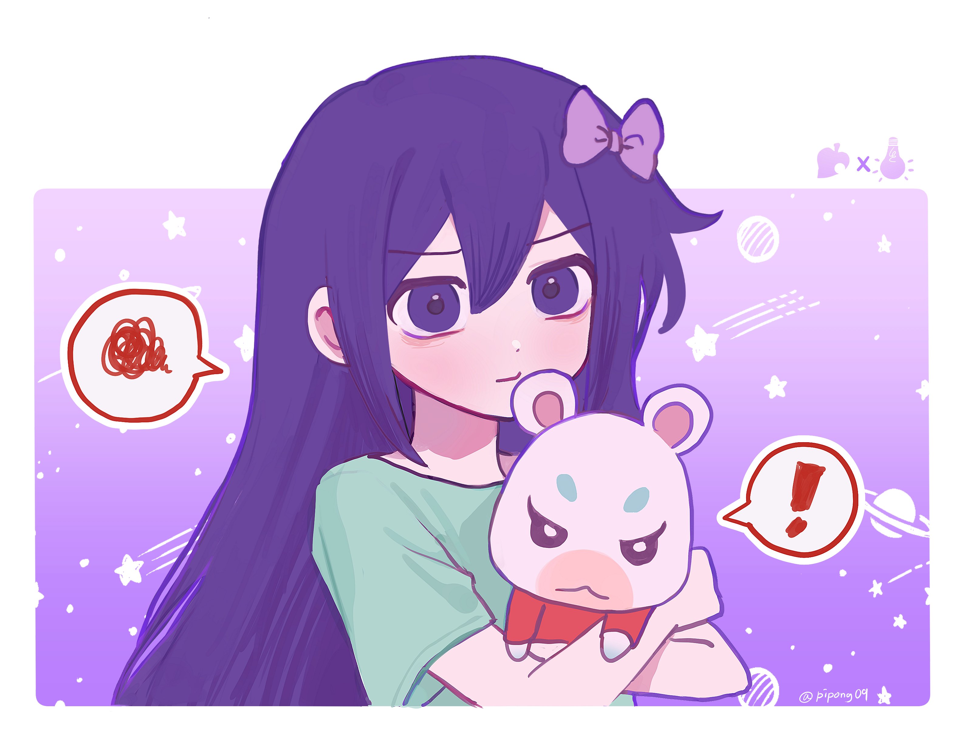 The Big ImageBoard (TBIB) - ! 1girl absurdres animal crossing aubrey (headspace) (omori) aubrey ...