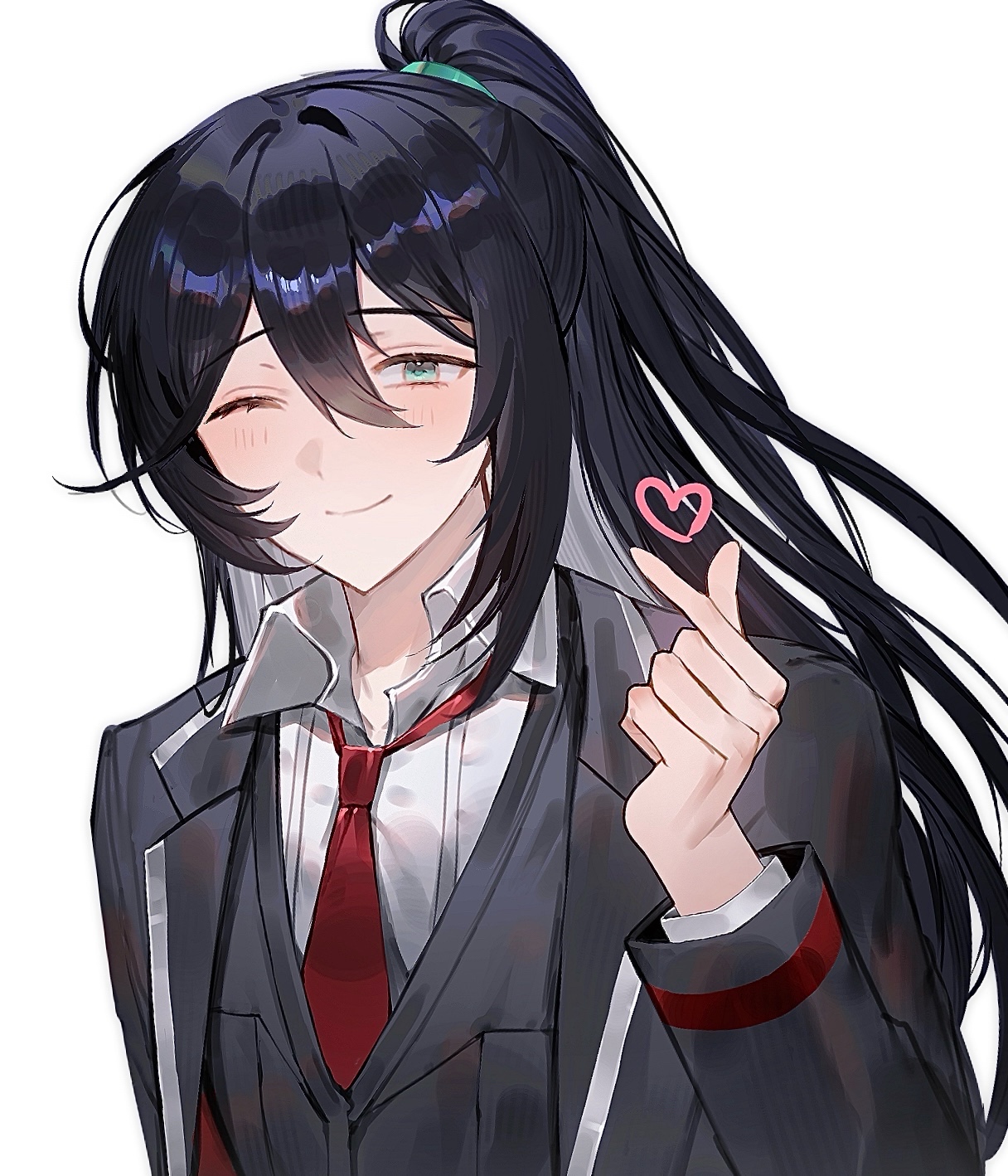 The Big ImageBoard (TBIB) - 1boy black coat black hair black vest blue eyes blush bonno sasu ...