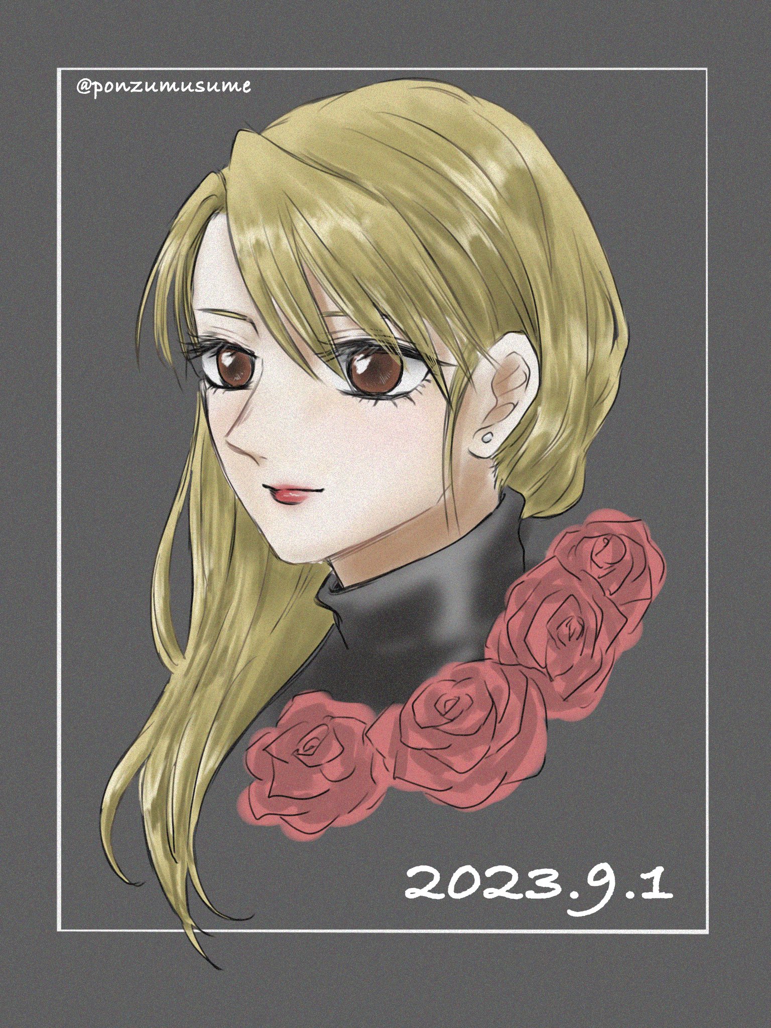 The Big ImageBoard (TBIB) - 1girl blonde hair brown eyes closed mouth ...