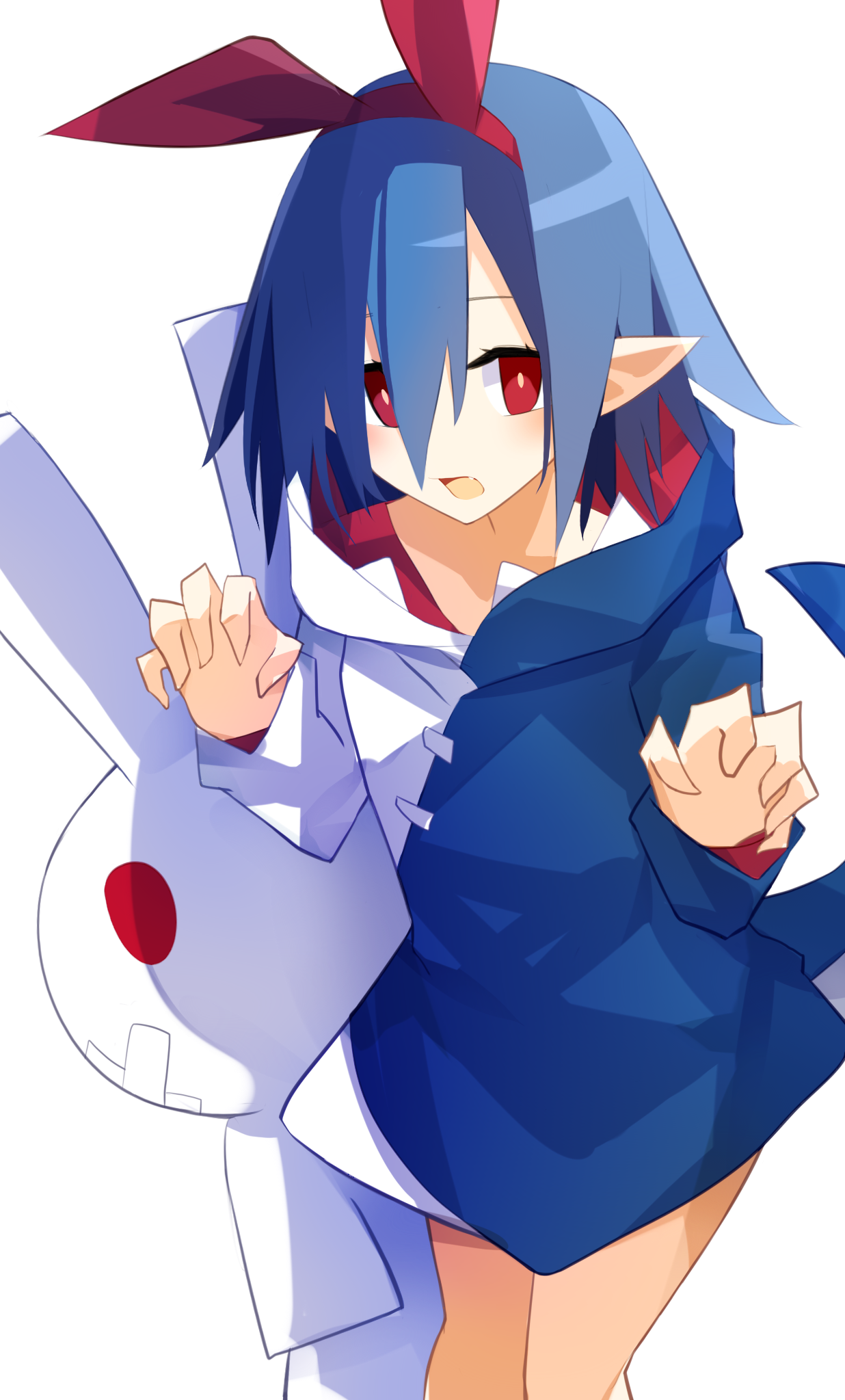 The Big ImageBoard (TBIB) - 1girl alternate costume blue hair bunny ...